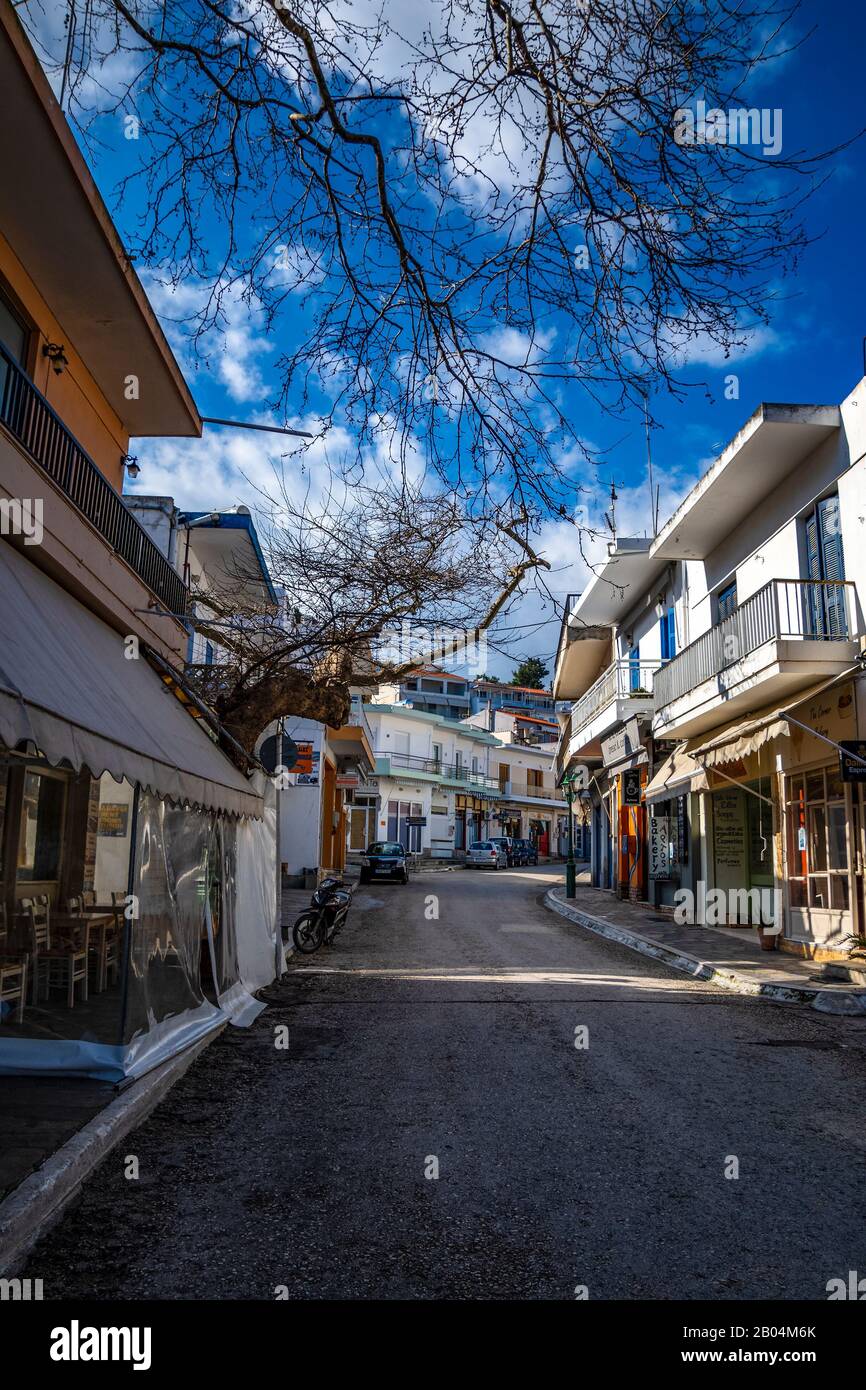 Patitiri old town alonissos greece hi-res stock photography and images ...
