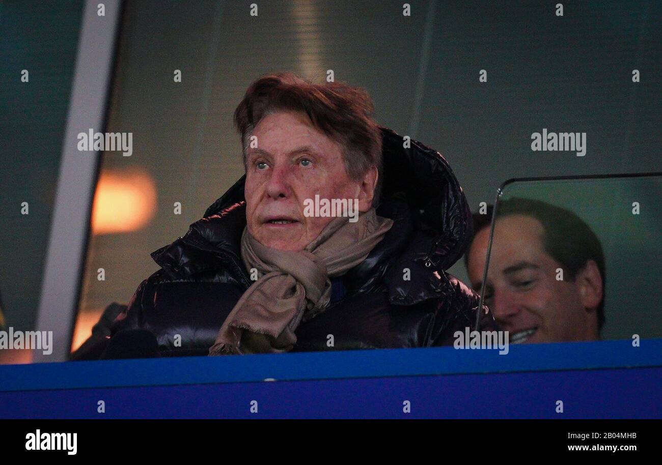 London, UK. 17th Feb, 2020. Israeli Football Agent Pinhas "Pini" Zahavi ...