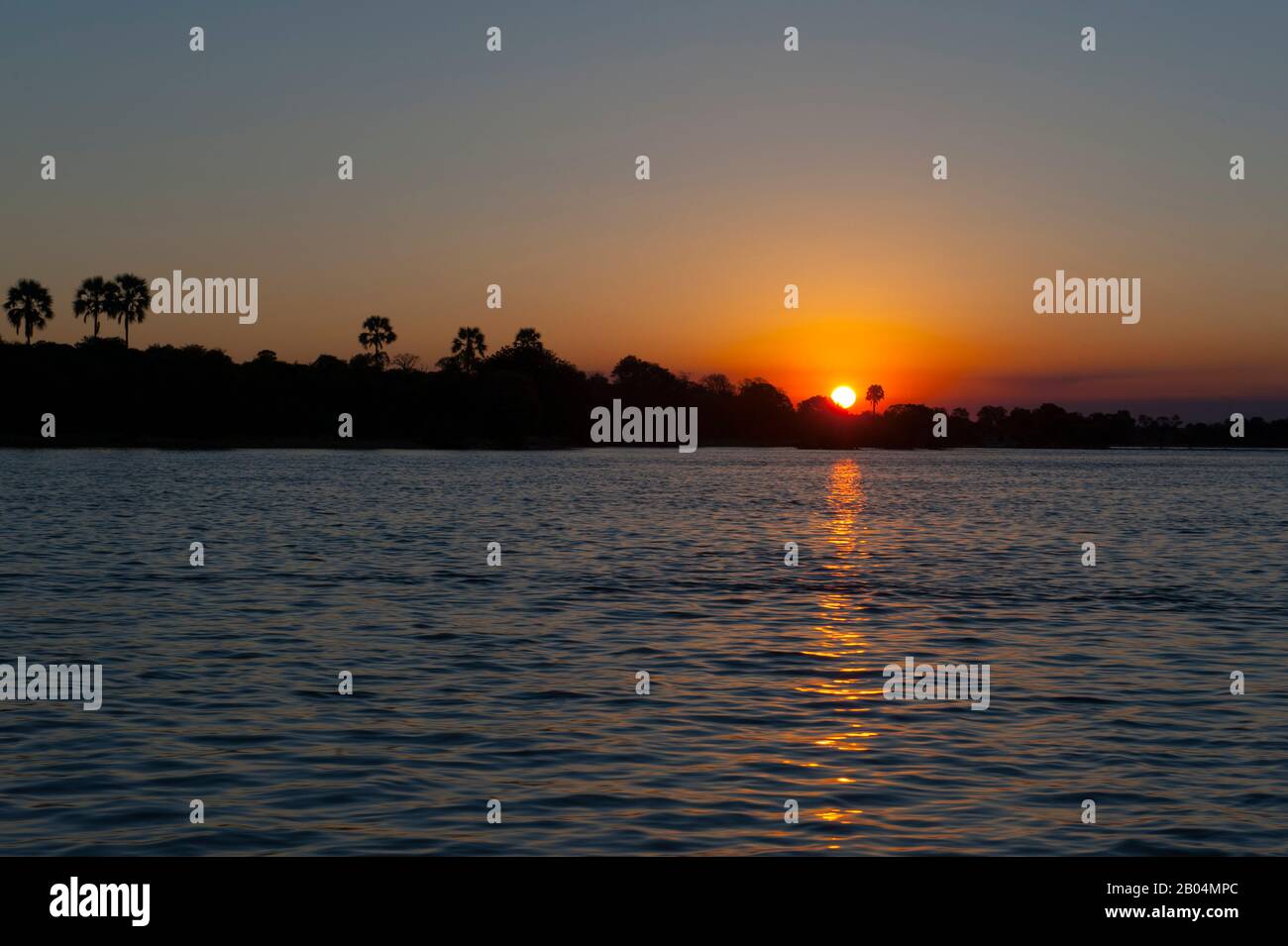 Zambian sunset hi-res stock photography and images - Alamy