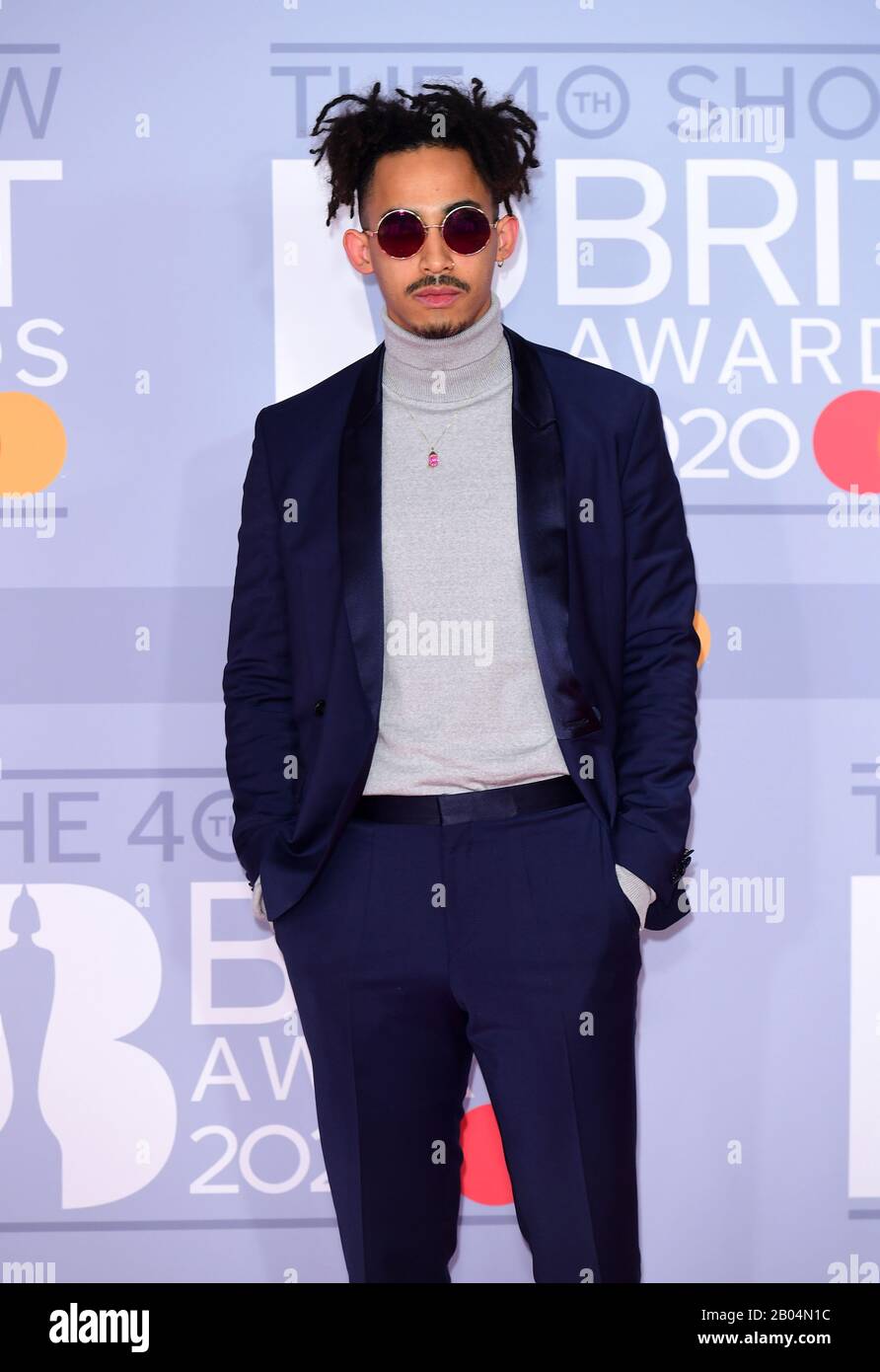 Jordan Stephens arriving at the Brit Awards 2020 held at the O2 Arena ...
