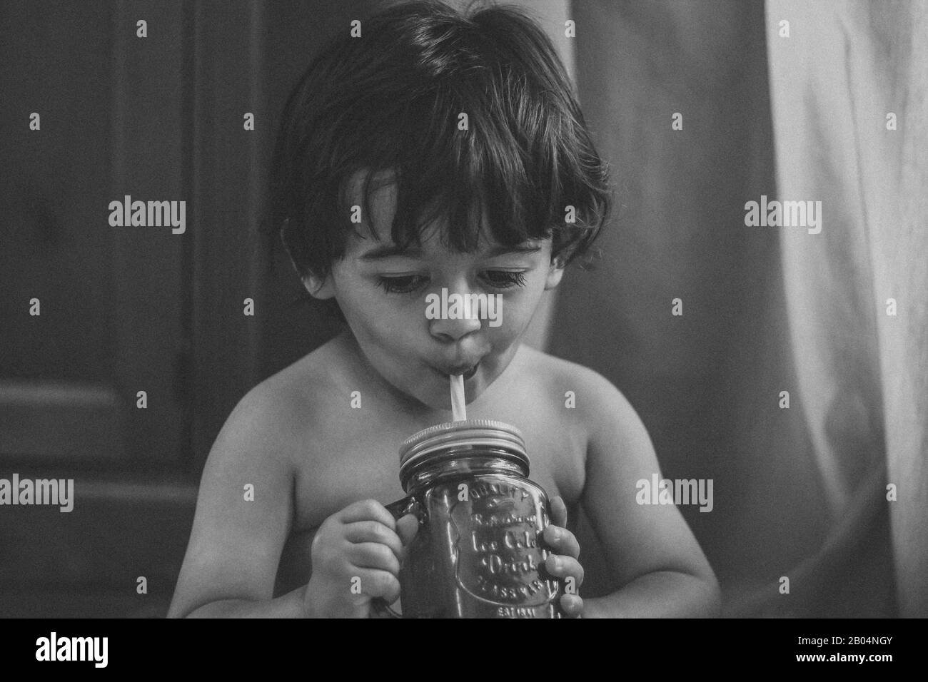 Straw boy Black and White Stock Photos & Images - Alamy
