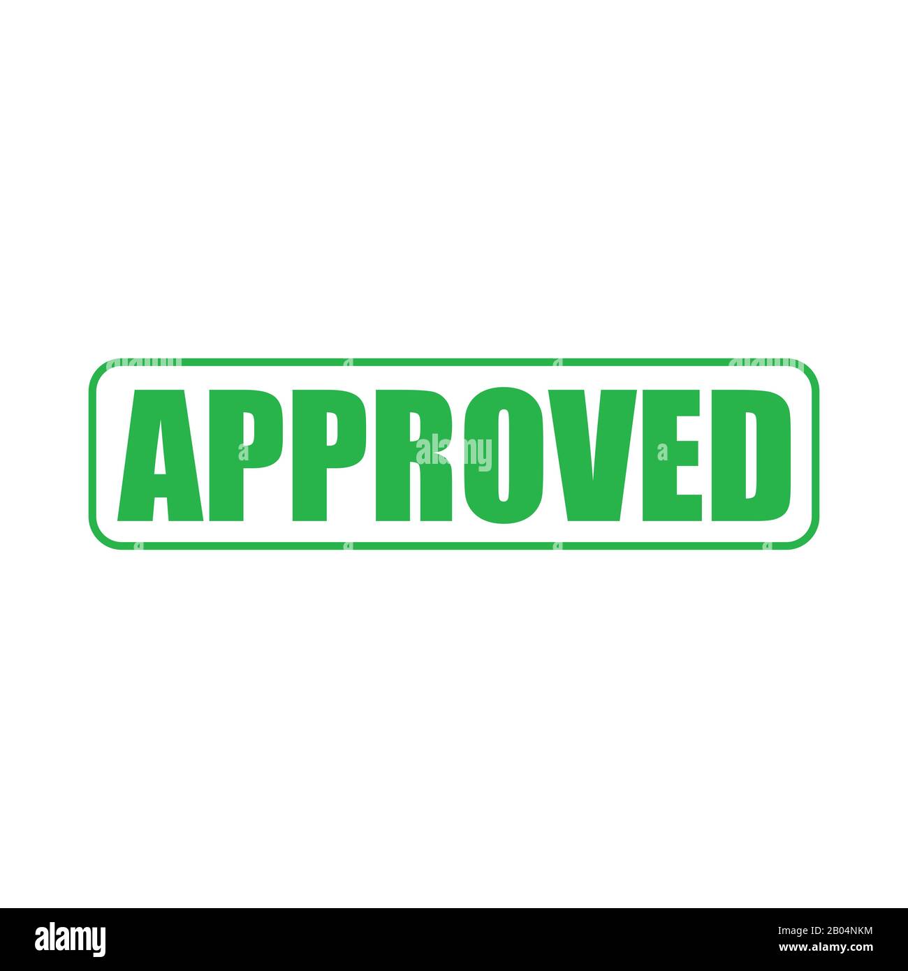 Approved sign vector illustration isolated on white background Stock ...