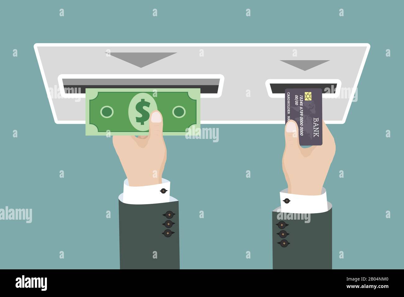 Money transfer machine Stock Vector Images - Alamy