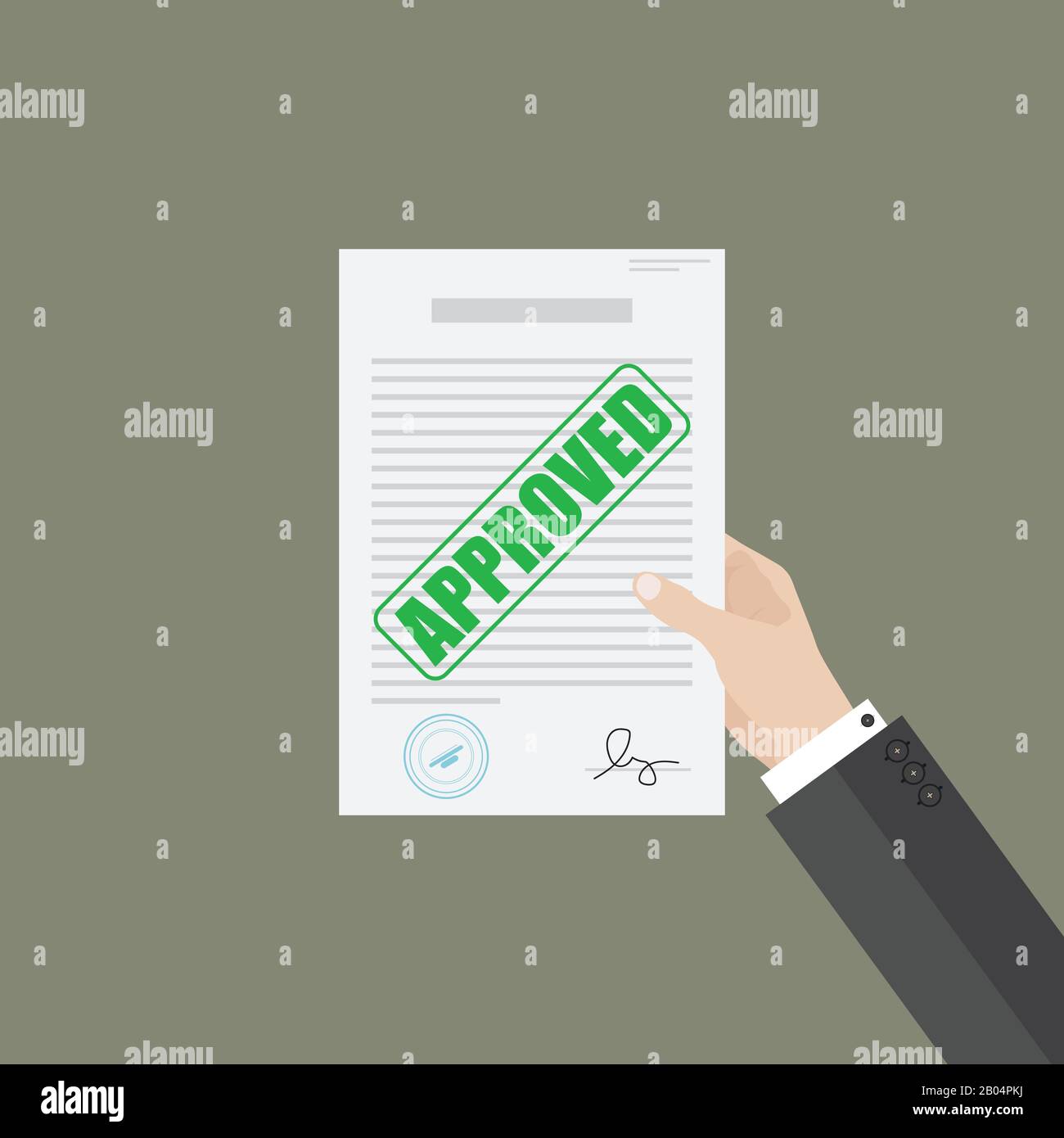 Businessman stamp design Stock Vector Images - Alamy