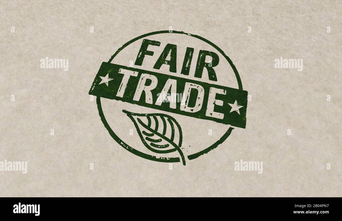 Fair trade label hi-res stock photography and images - Alamy