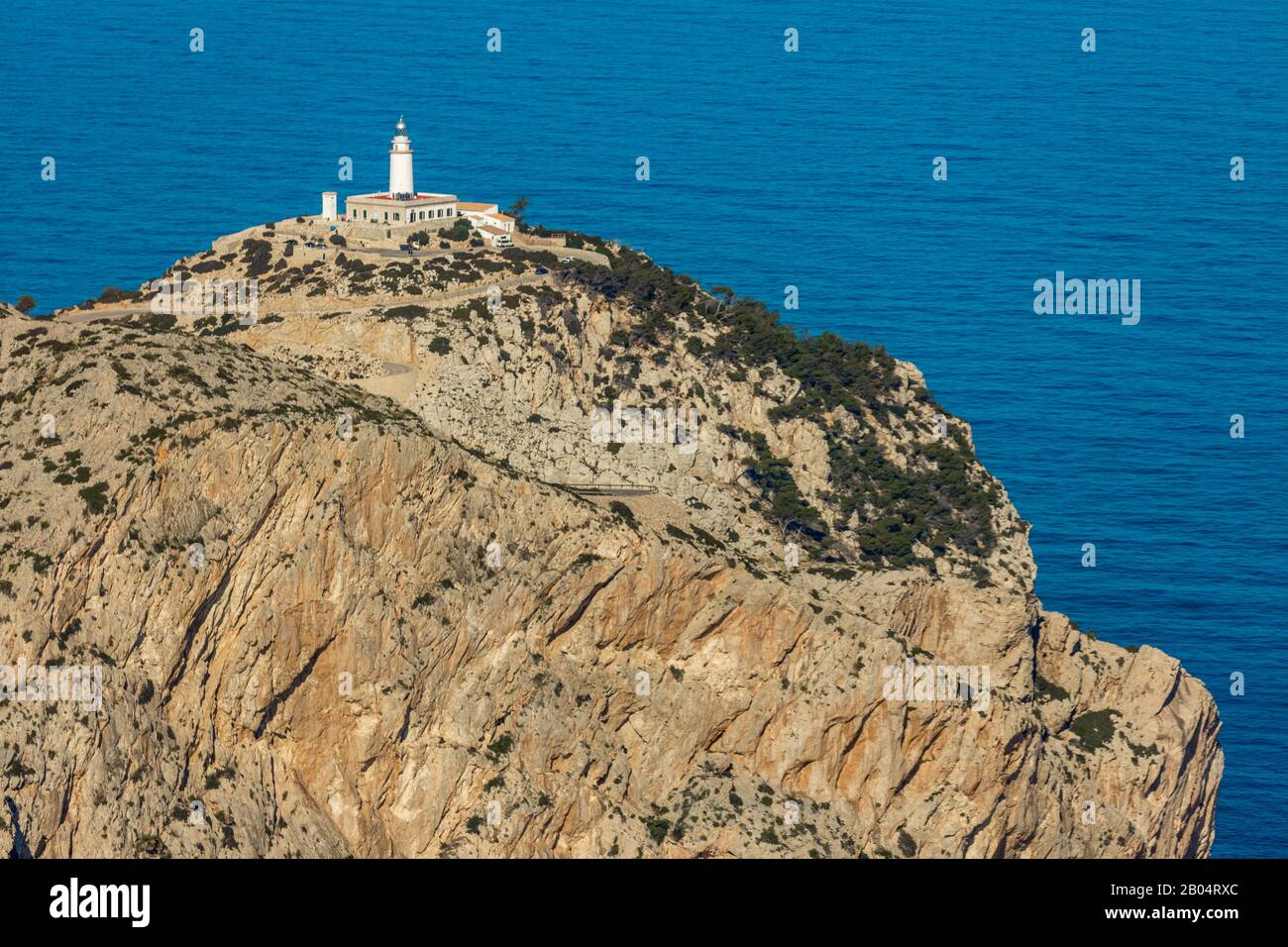 aerial photo, island, Cap Formentor peninsula, Far de Formentor ...