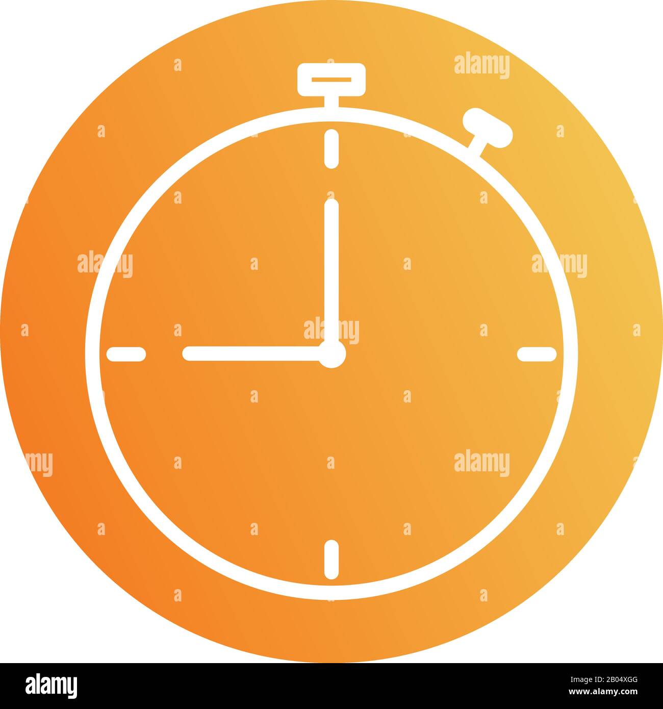 Isolated chronometer block style icon vector design Stock Vector Image & Art - Alamy