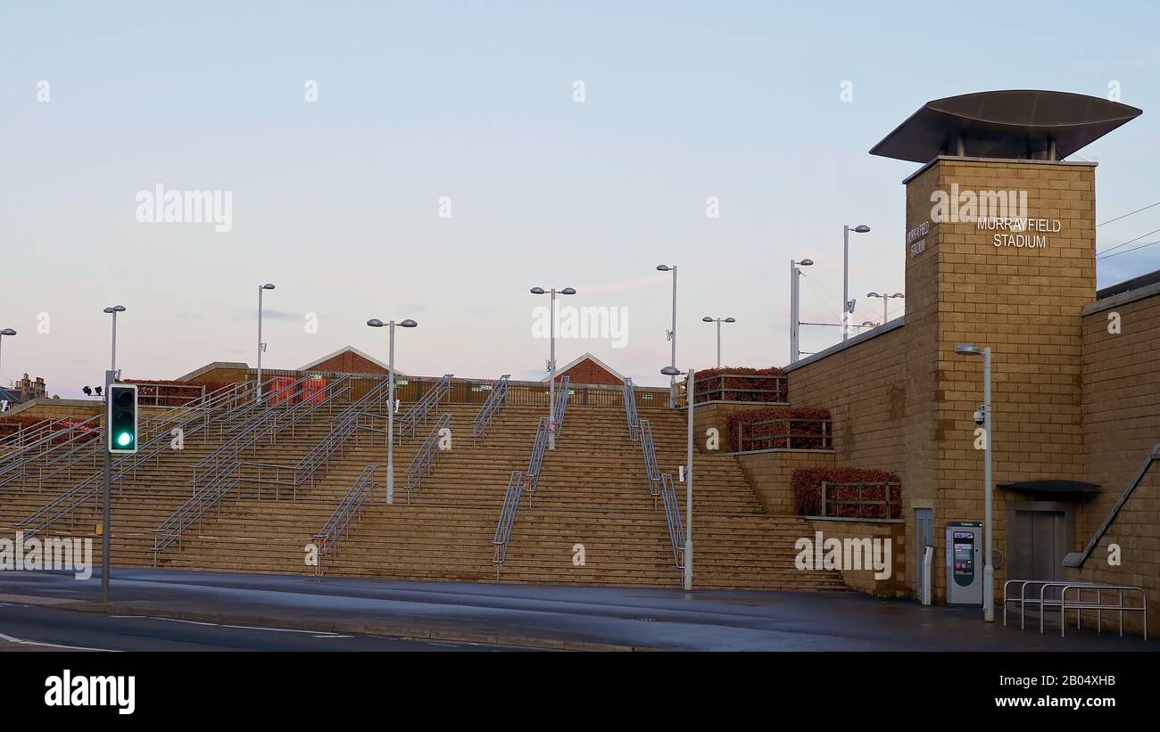 Murrayfield tram station hi-res stock photography and images - Alamy