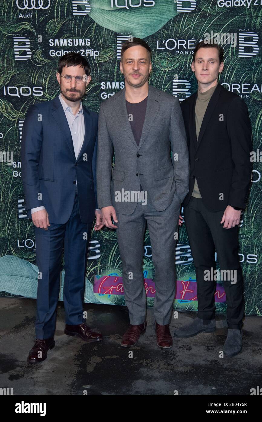 Berlin, Germany. 18th Feb, 2020. Actors Clemens Schick (l-r), Tom ...