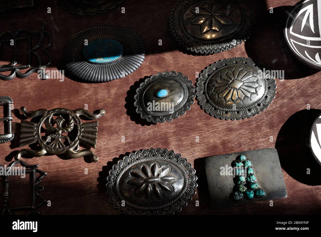 Native american silver jewelry hi-res stock photography and images - Alamy