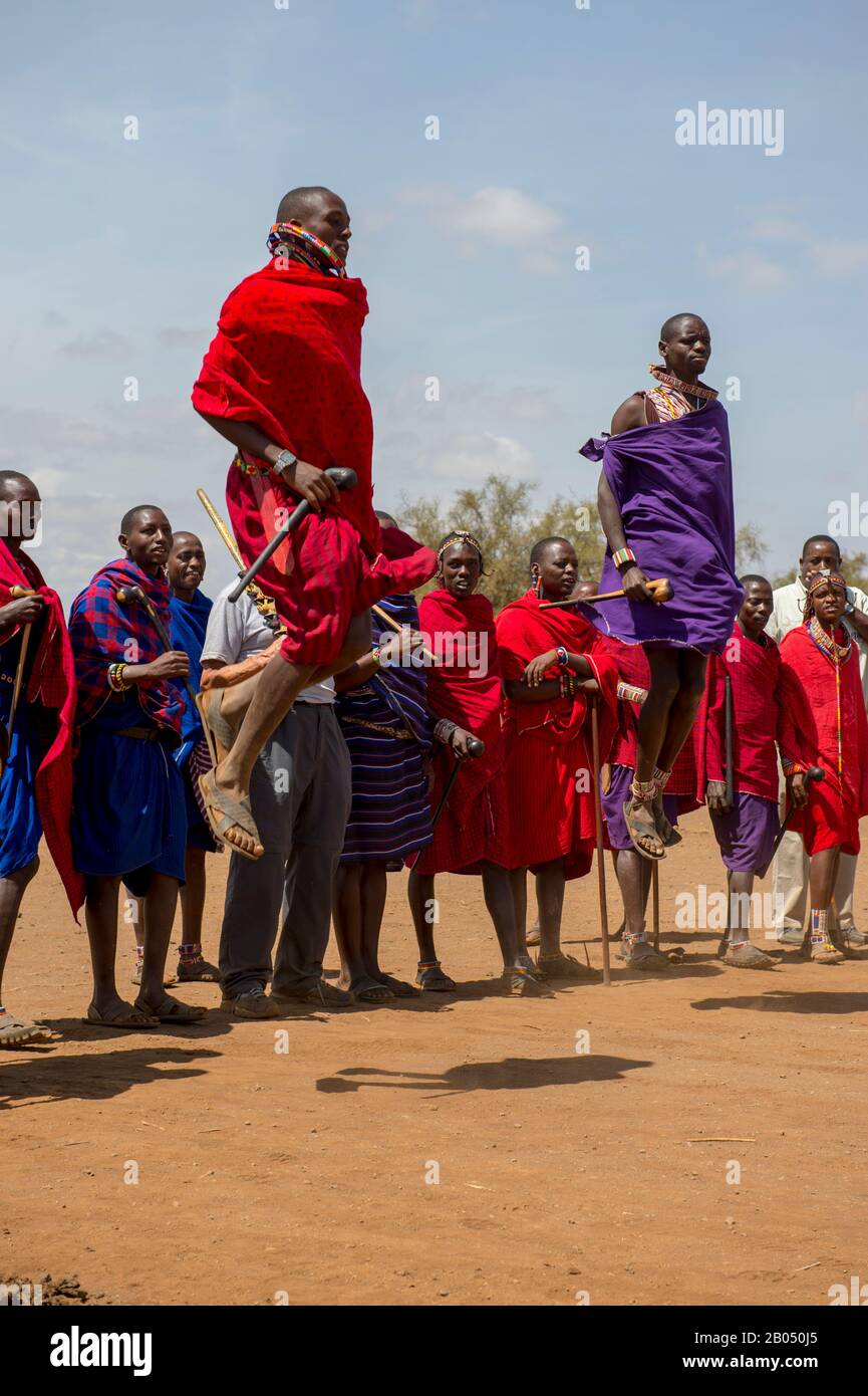 Masai Village Visit High Resolution Stock Photography and Images - Alamy