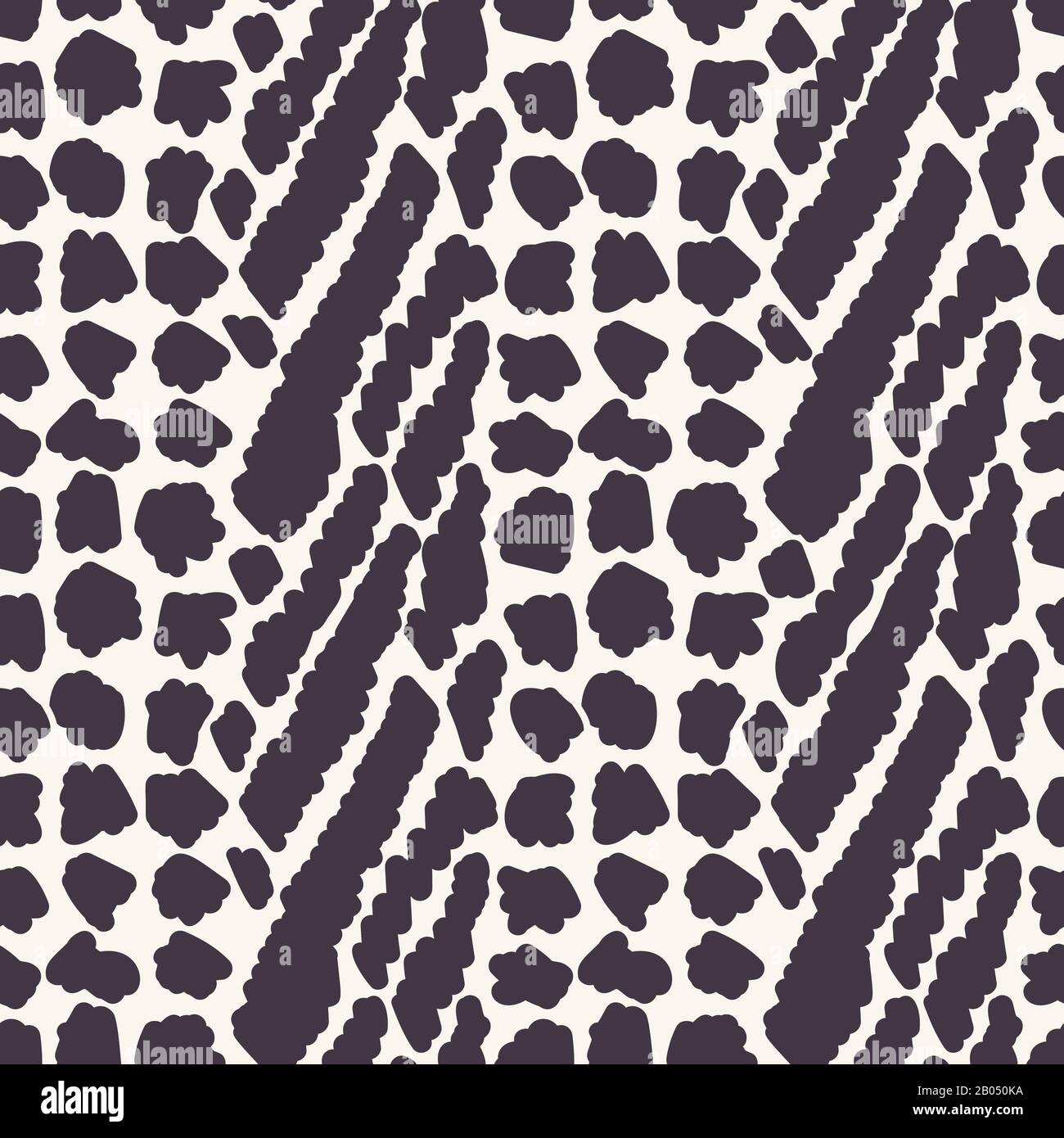Monochrome Vector Animal Skin Texture. Abstract Cat Dot, Giraffe or ...