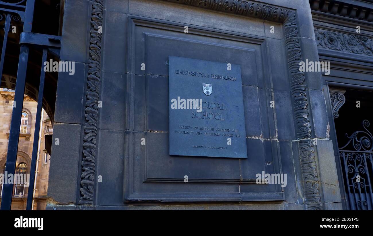 Edinburgh medical school. hi-res stock photography and images - Alamy