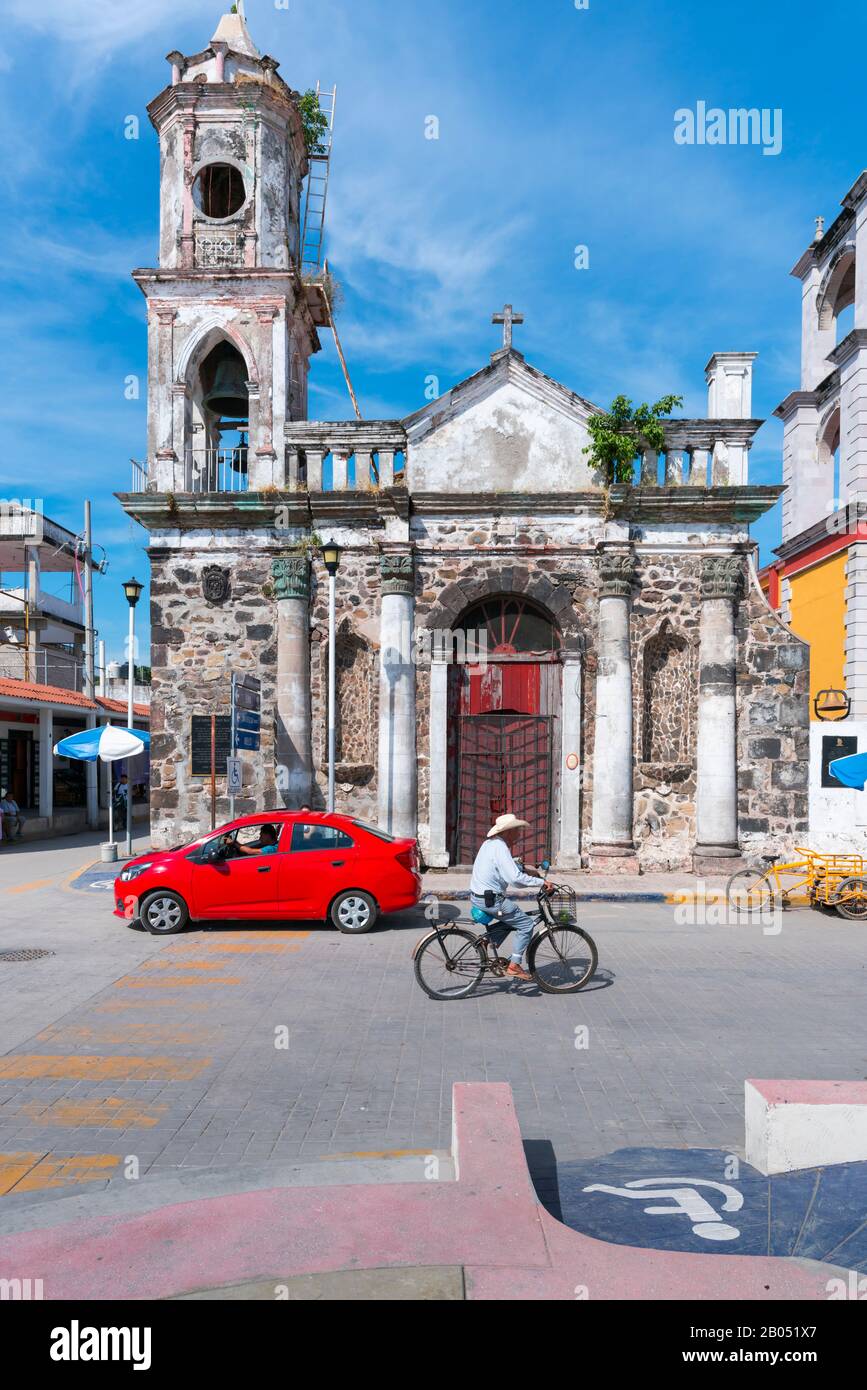 La Marinera old church, San Blas Town, Matanchen Bay, Pacific Ocean ...