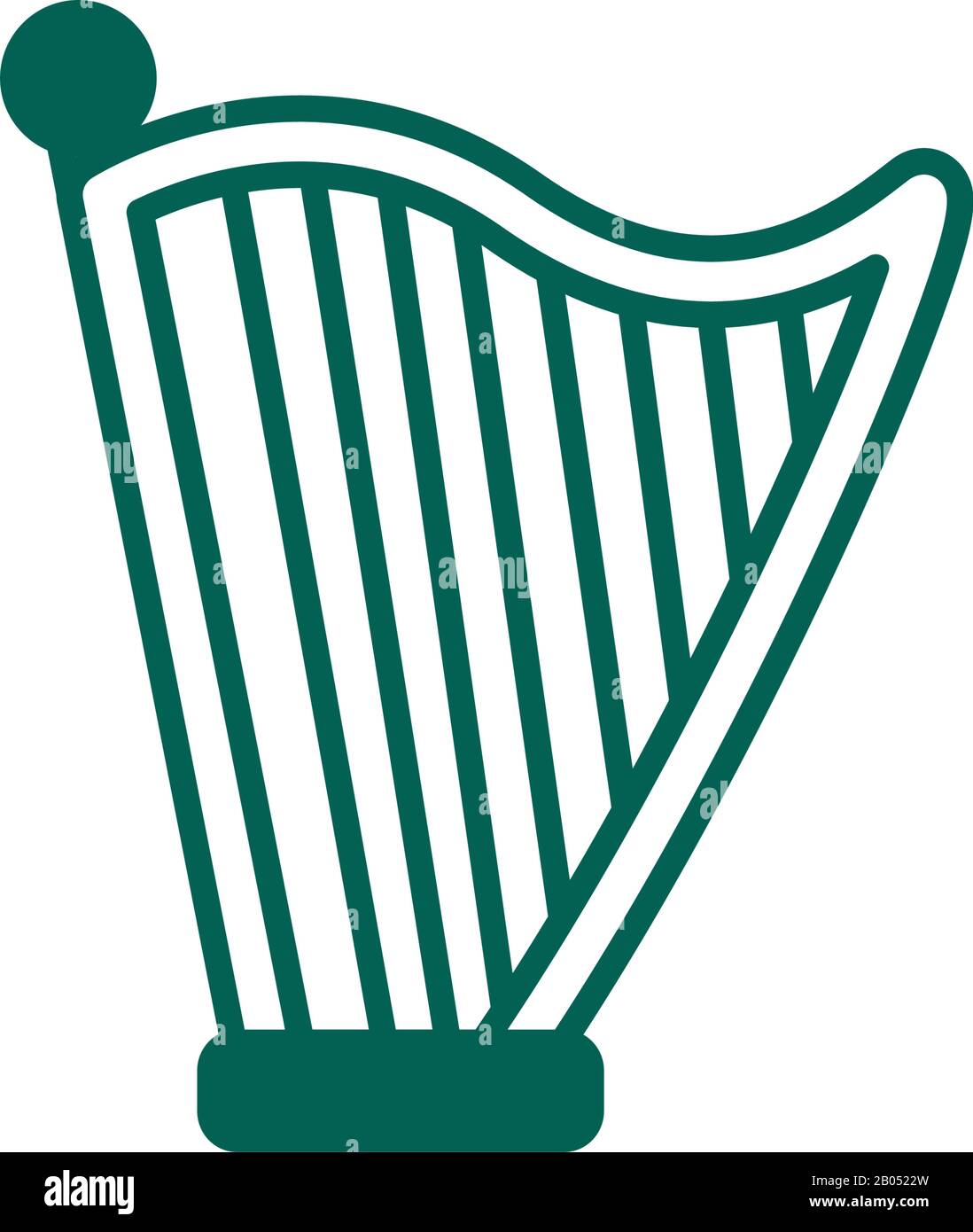 Harp shape Cut Out Stock Images & Pictures - Alamy