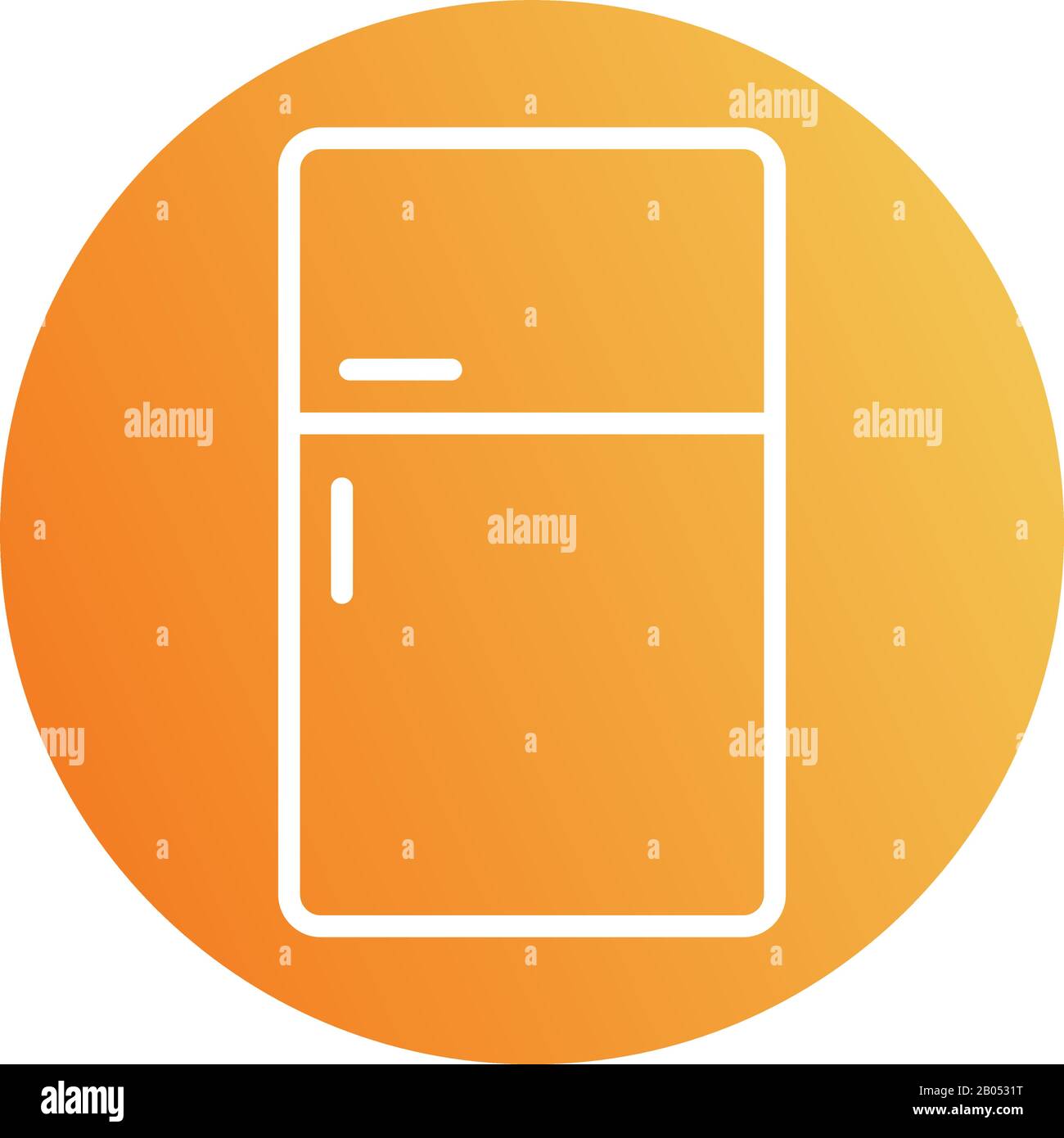 Isolated fridge block style icon vector design Stock Vector Image & Art ...