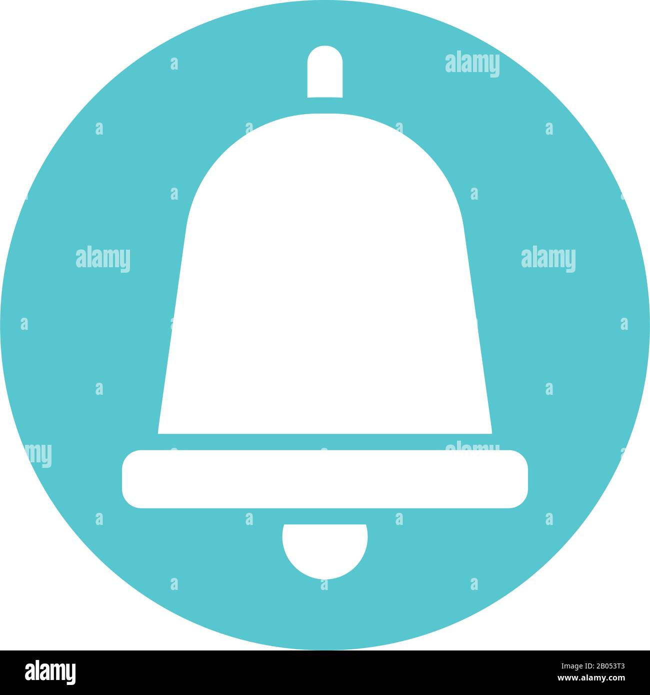 bell sound block style icon Stock Vector Image & Art - Alamy