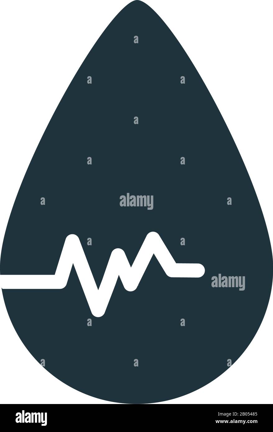 blood pressure, silhouette style icon vector illustration design Stock ...
