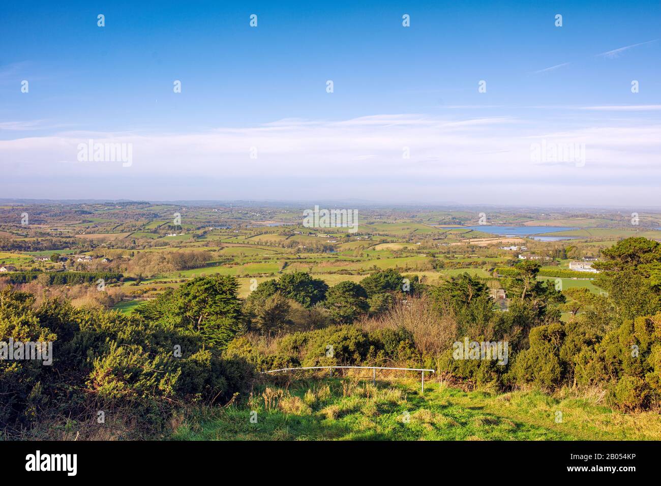 sunny winter countryside in Downpatrick,Northern Ireland Stock Photo ...