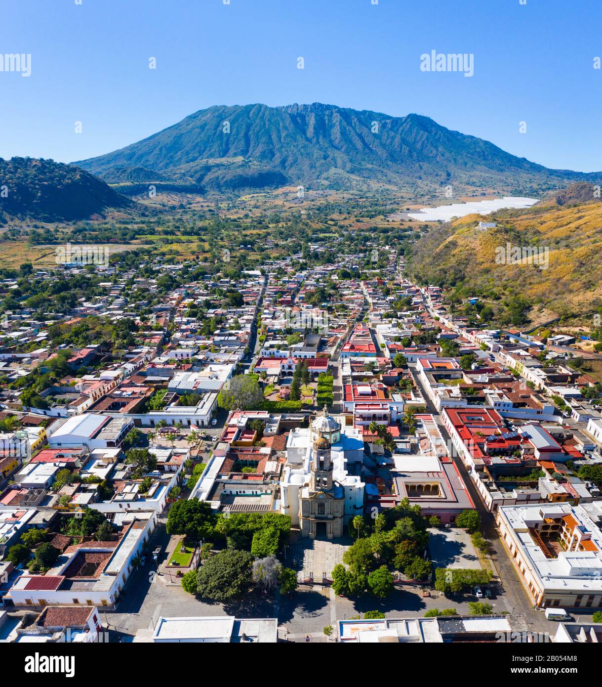 Ceboruco volcano, Jala village, Riviera Nayarit, Nayarit state, Mexico ...
