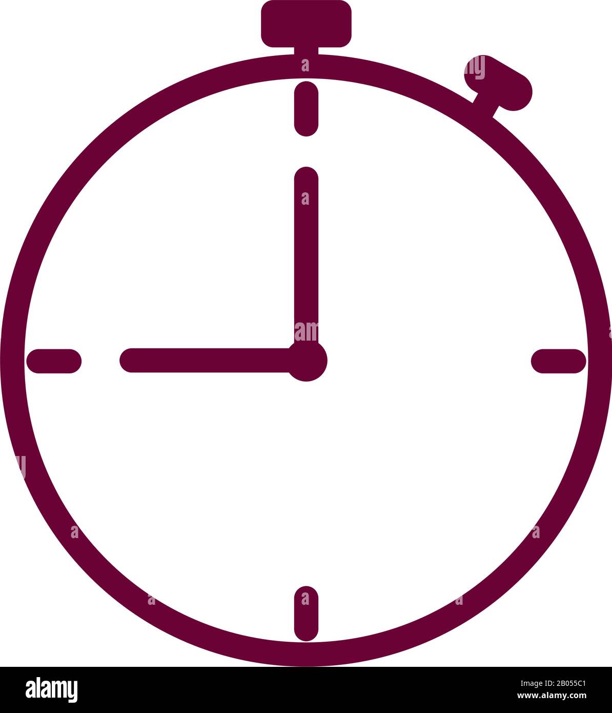 Isolated chronometer line style icon vector design Stock Vector Image & Art - Alamy