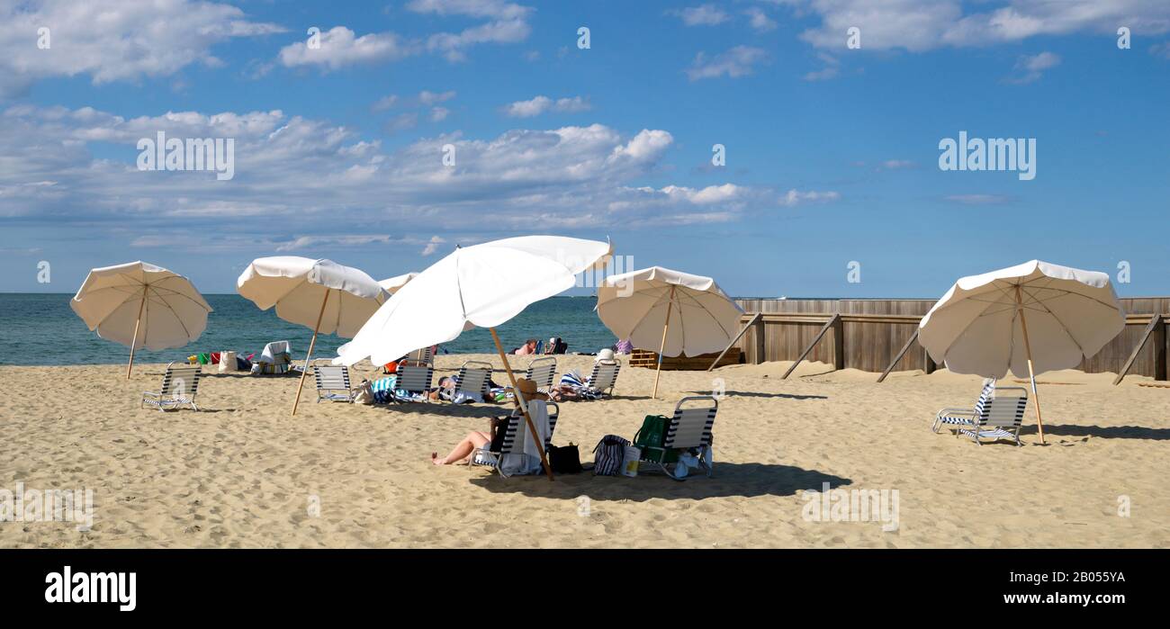 Tourists on the beach, Nantucket, Massachusetts, USA Stock Photo - Alamy