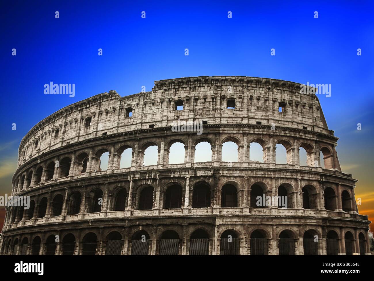 The beautiful view of the Great Colosseum Stock Photo - Alamy