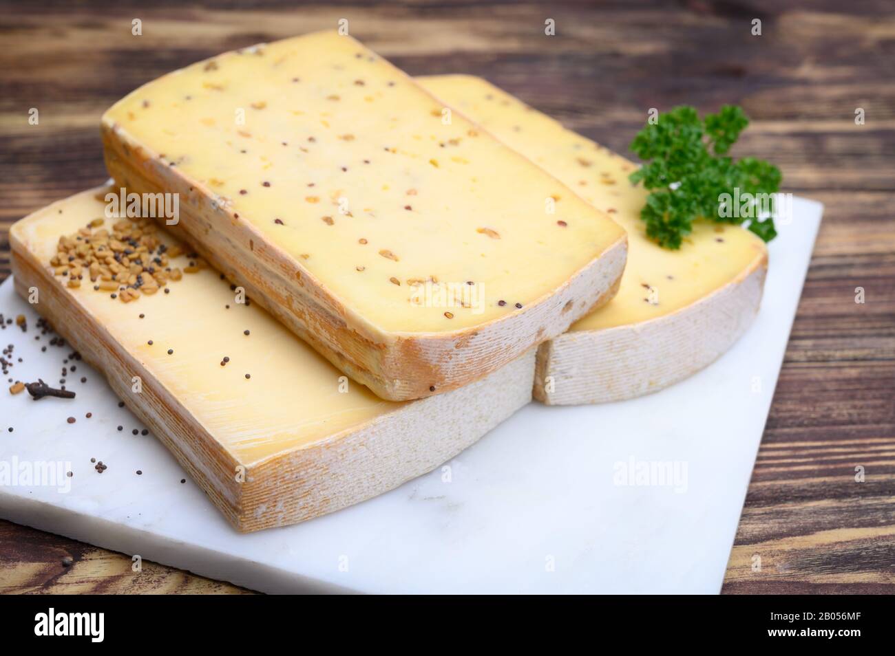 Belgian cheeses from abbey made from cow milk with monks beer ...