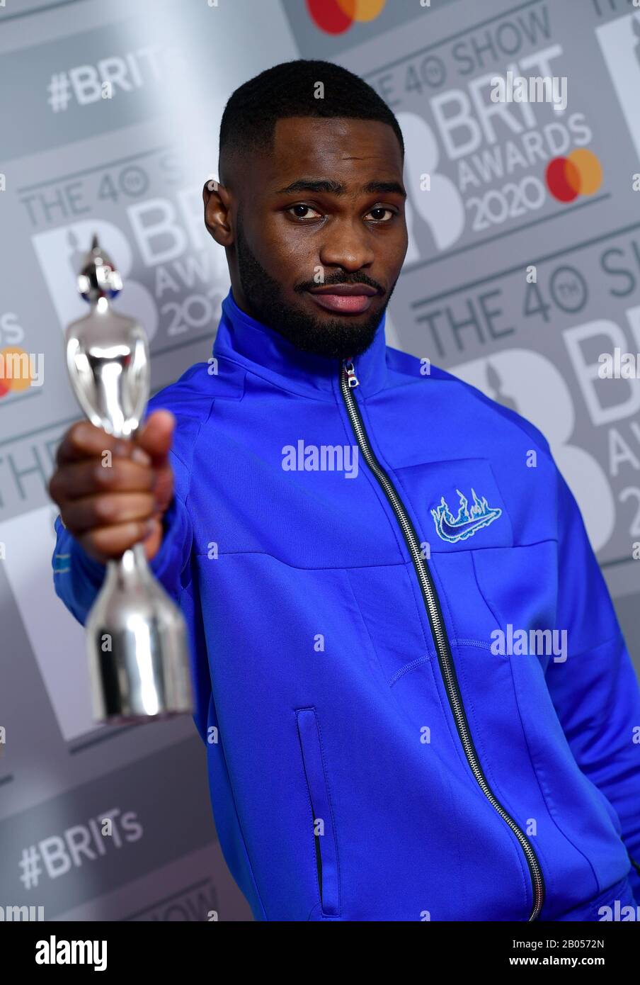 Dave with the Brit Award for Best British Album in the press room at ...