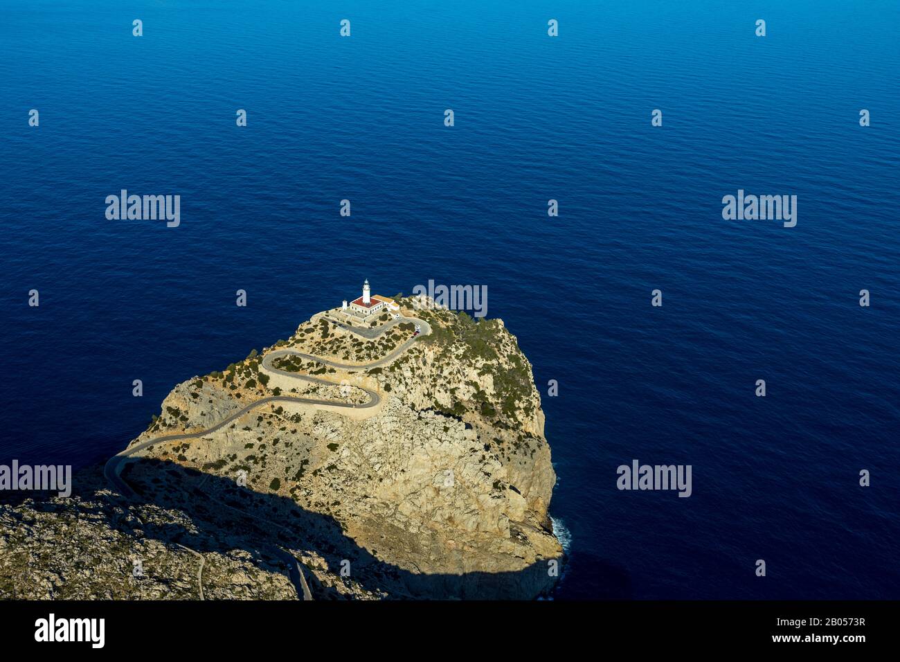 Aerial Photo Cap Formentor Peninsula Far De Formentor Lighthouse