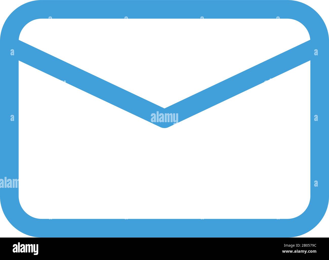 Envelope icon postal mail Cut Out Stock Images & Pictures - Alamy
