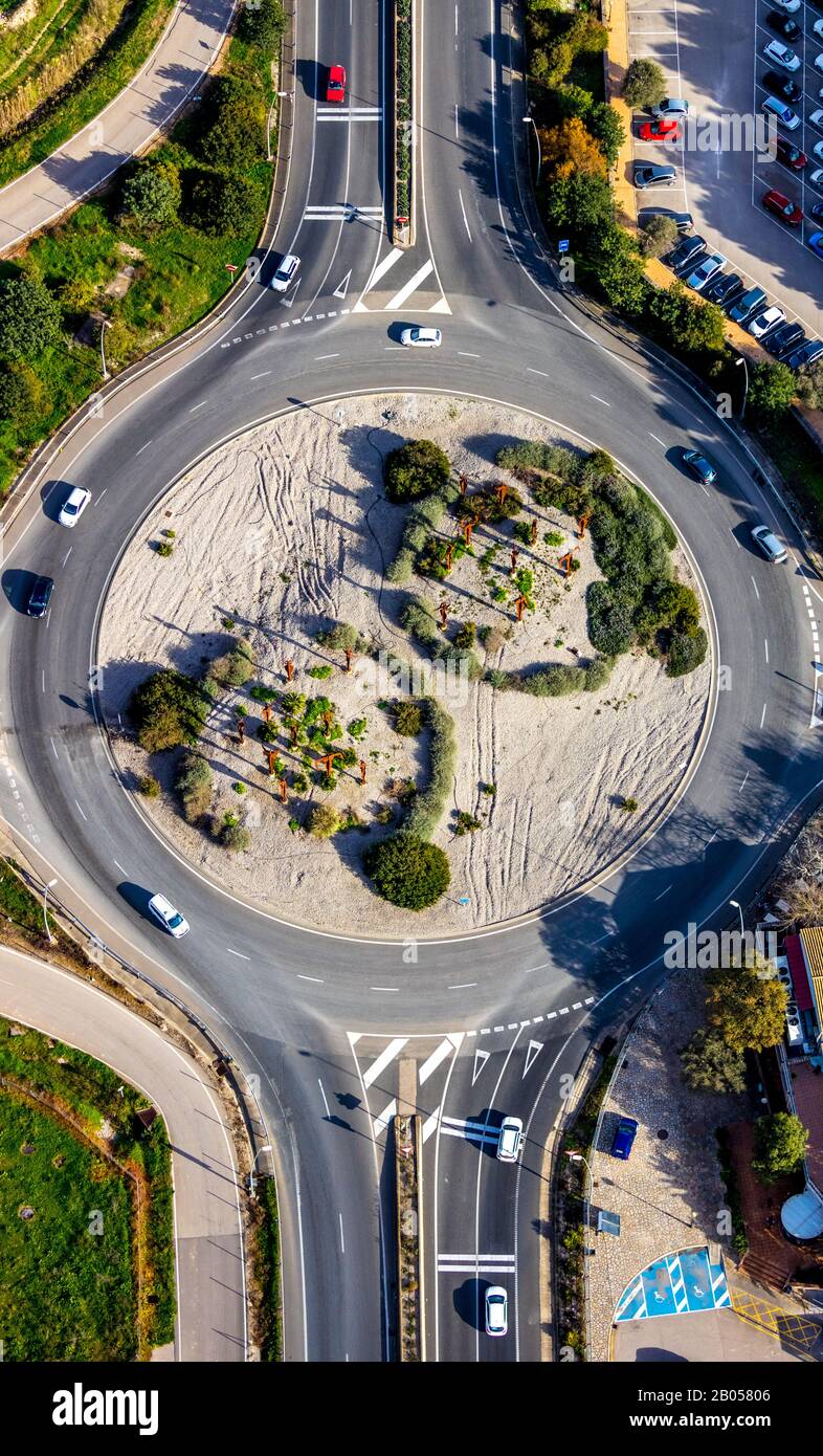 Roundabout with ball de cultures de miguel sarasate sculptures hi-res ...