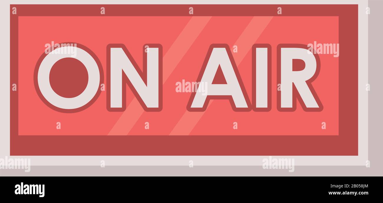 on air label isolated icon Stock Vector Image & Art - Alamy