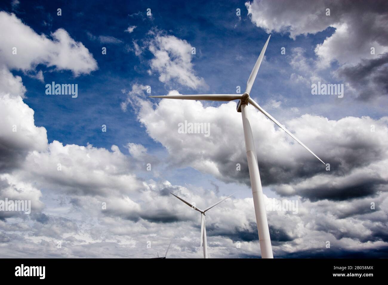 Giant wind turbines, southwestern Wyoming Stock Photo - Alamy