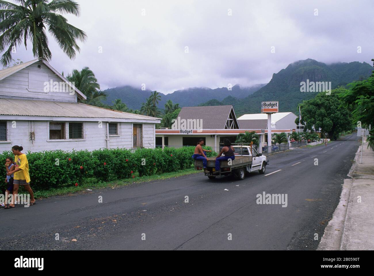 COOK ISLANDS, RAROTONGA, AVARUA, STREET SCENE Stock Photo - Alamy
