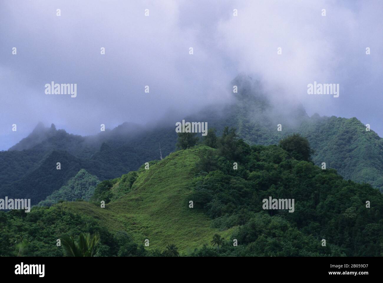 Rarotonga landscape view hi-res stock photography and images - Alamy