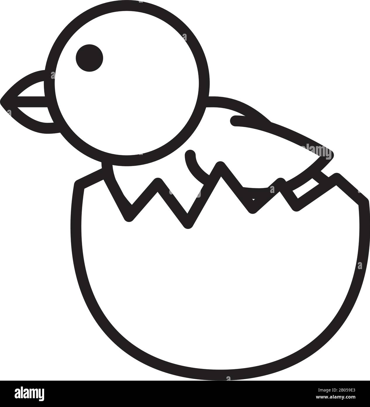 Shell in beak Black and White Stock Photos & Images - Alamy