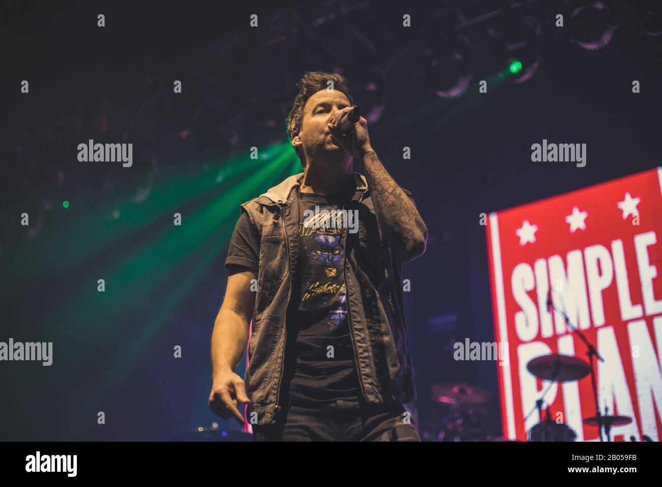 Simple plan vocalist hi-res stock photography and images - Alamy