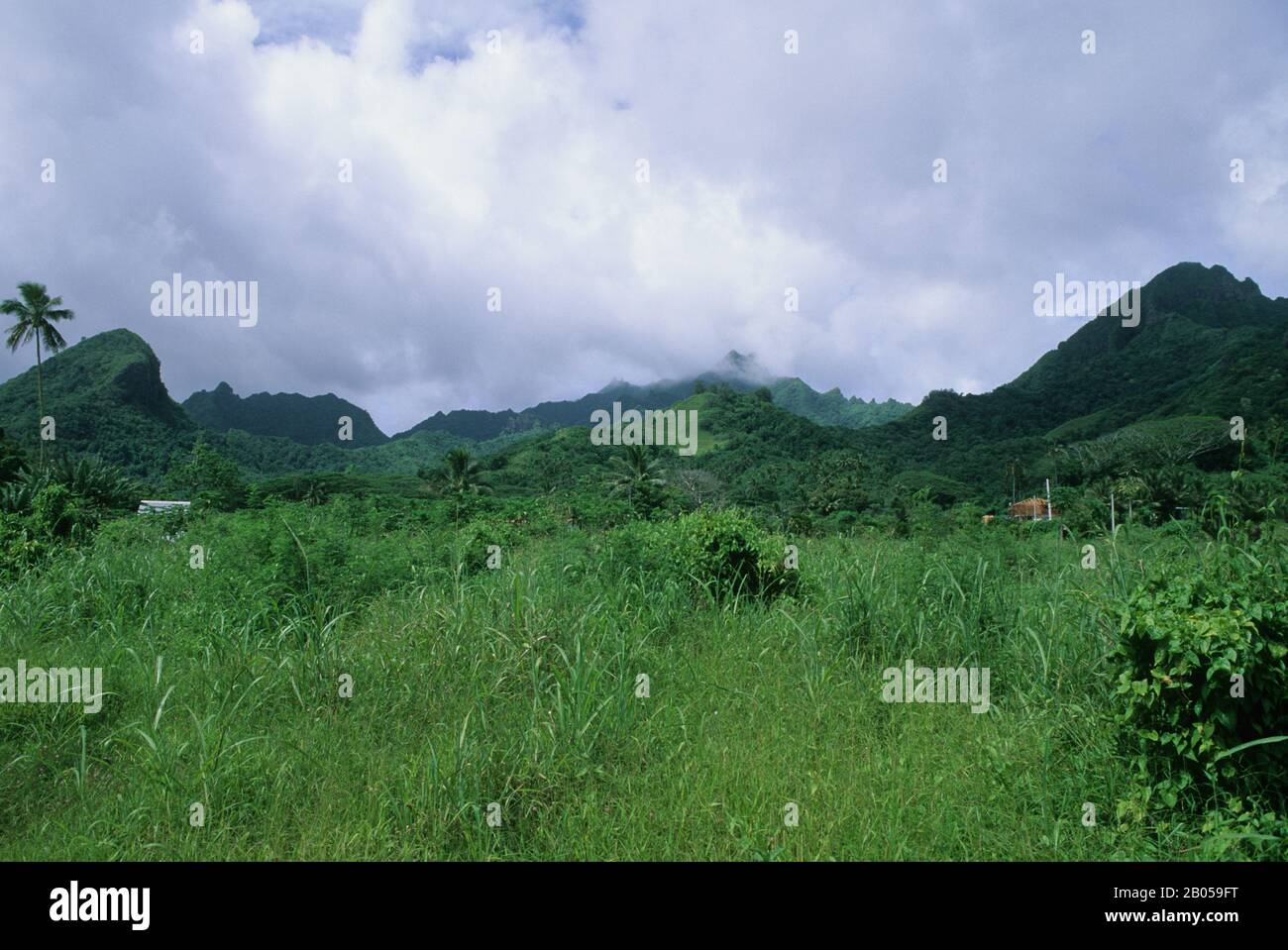 Rarotonga landscape view hi-res stock photography and images - Alamy