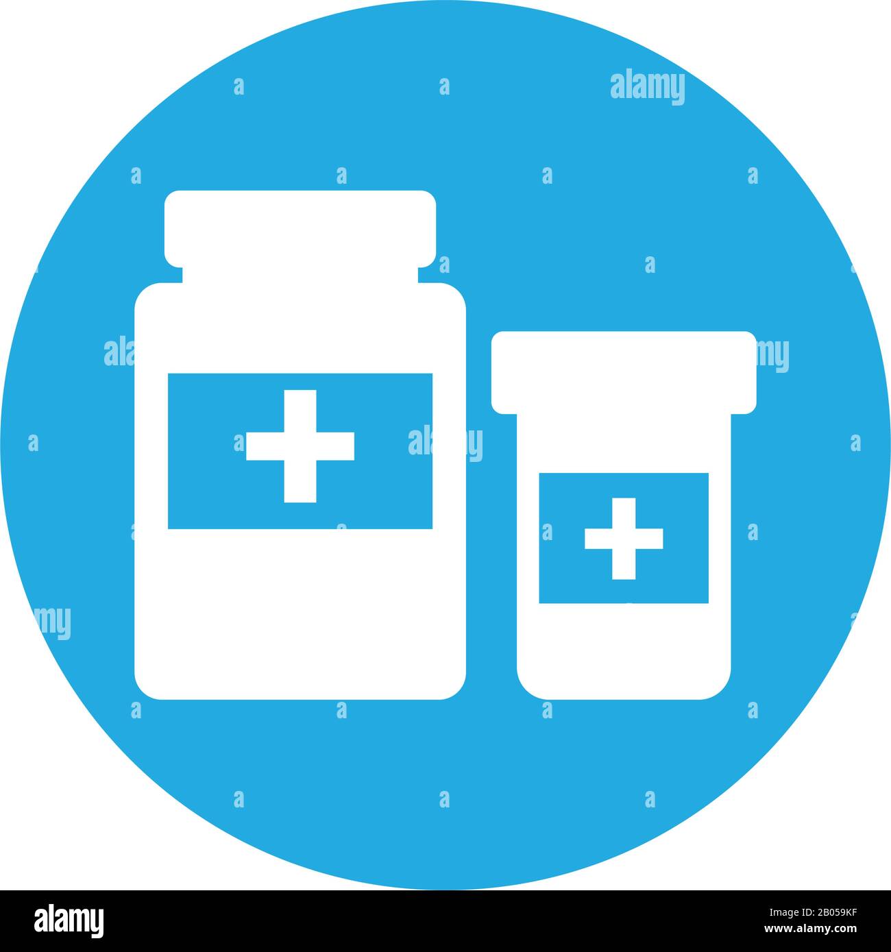 bottle of pills, block and flat style icon vector illustration design ...