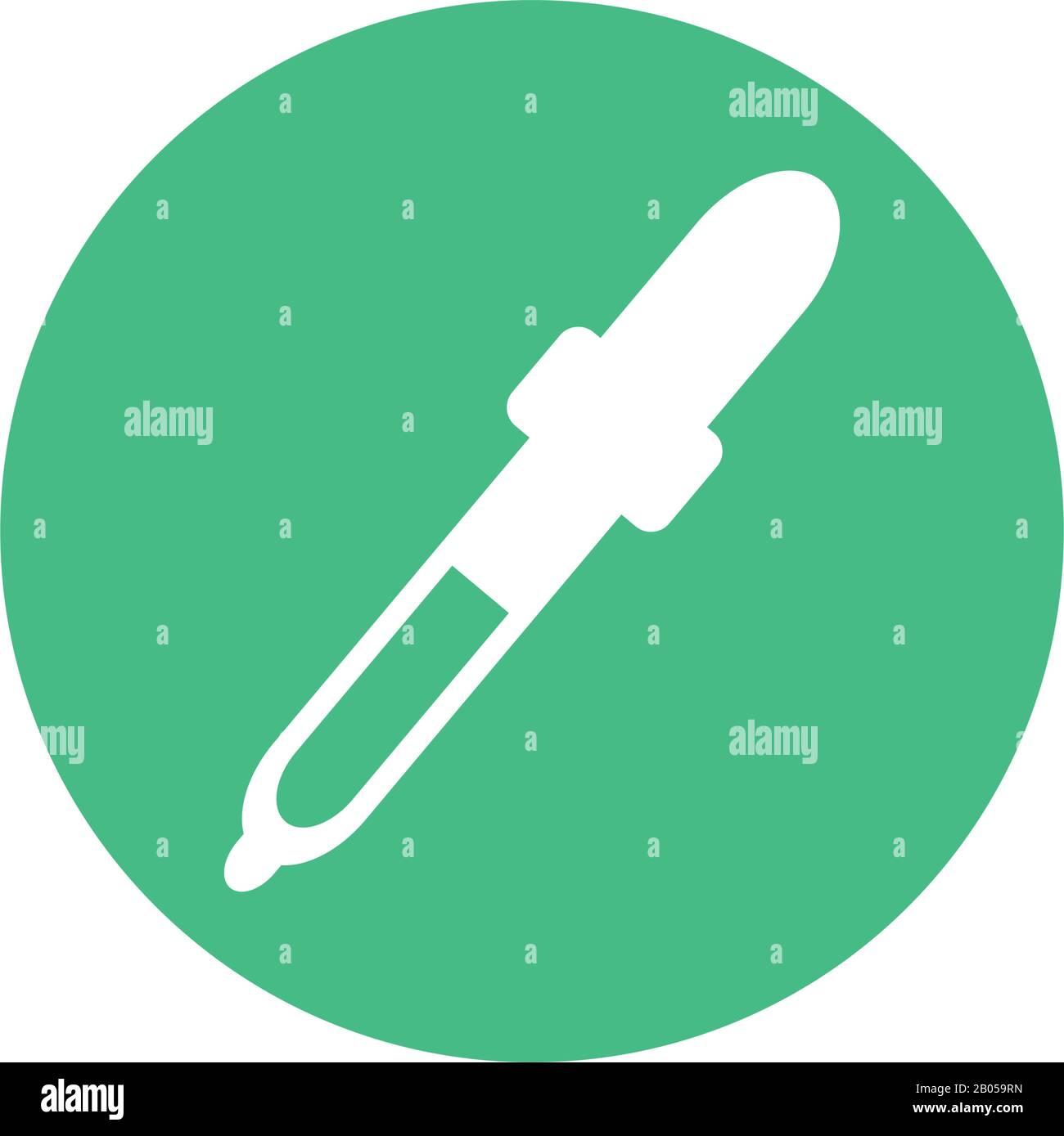 medicine dropper, block and flat style icon vector illustration design ...