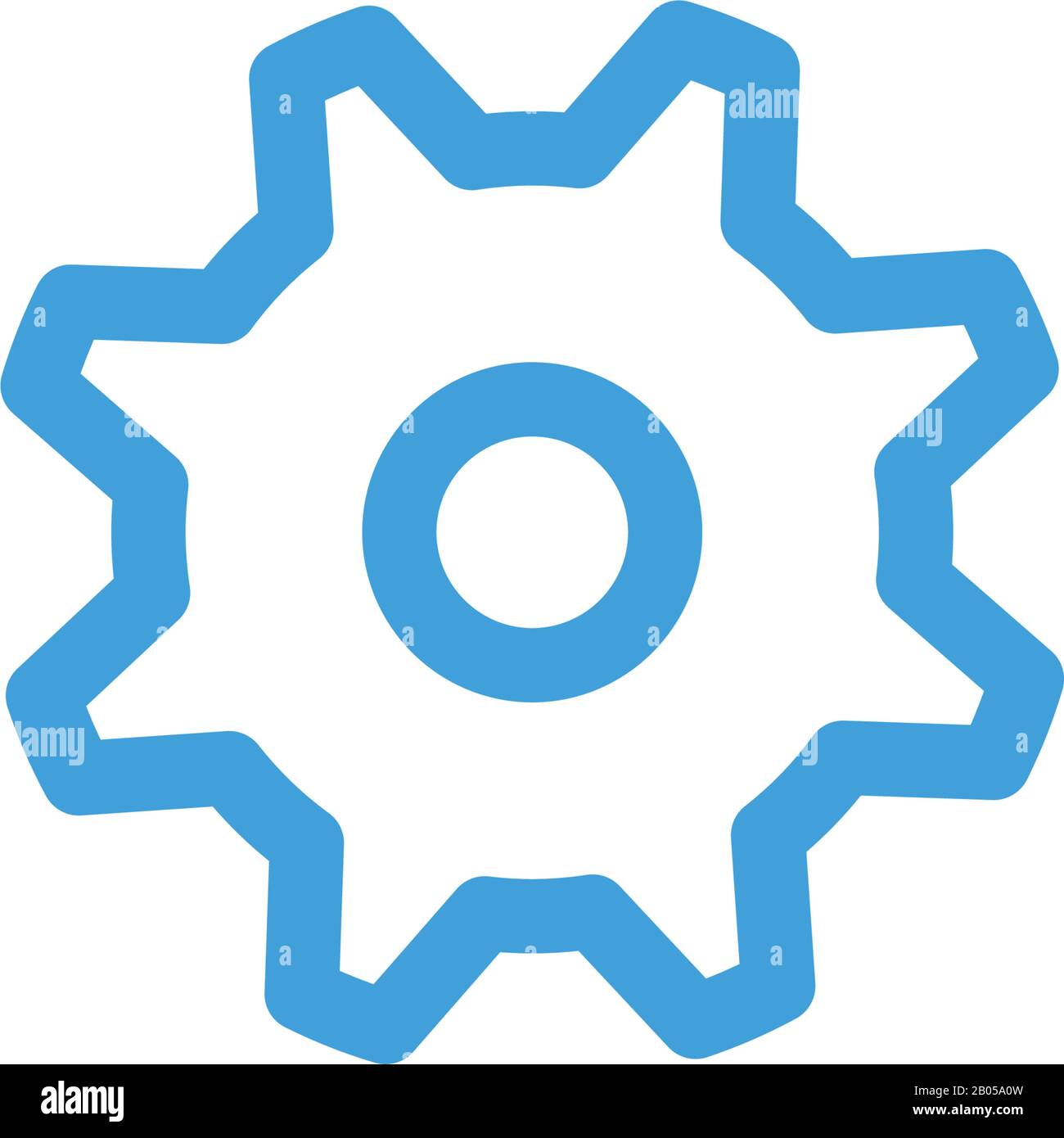 Gear icon template. Vector illustration Stock Vector Image & Art - Alamy