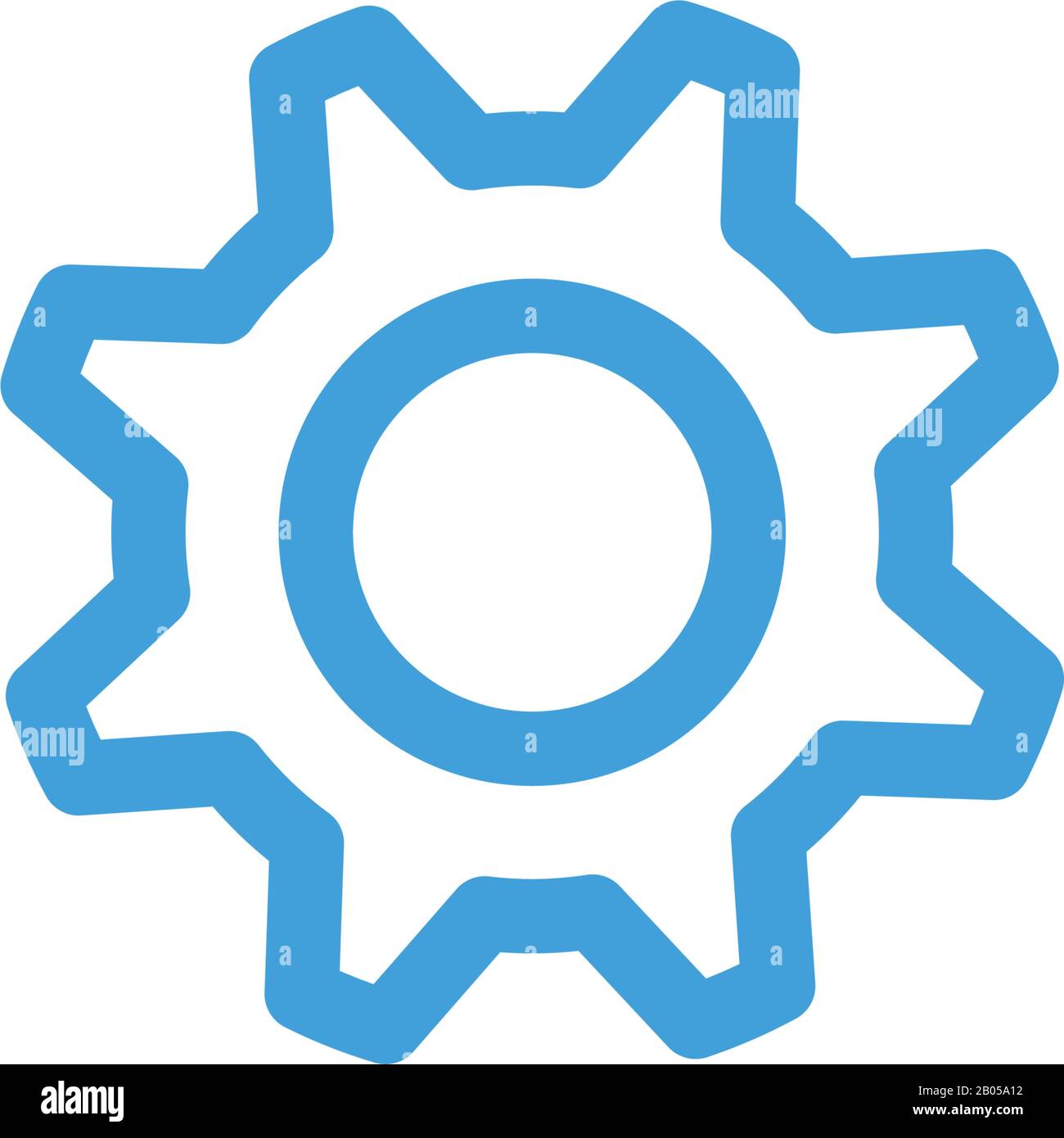 Gear icon template. Vector illustration Stock Vector Image & Art - Alamy