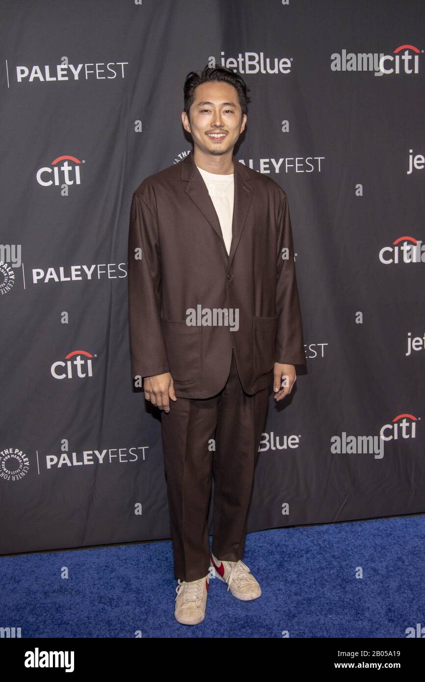 Los Angeles, CA, USA. Steven Yeun at The Paley Center for Media's 2019 ...