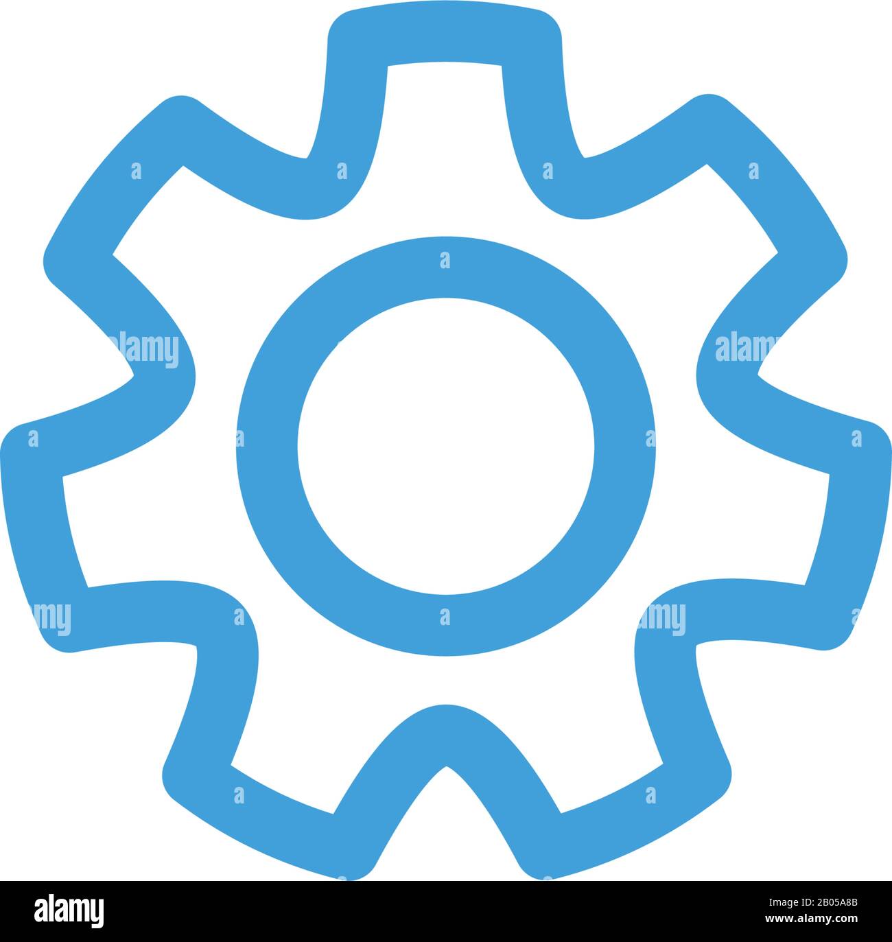 Gear icon template. Vector illustration Stock Vector Image & Art - Alamy