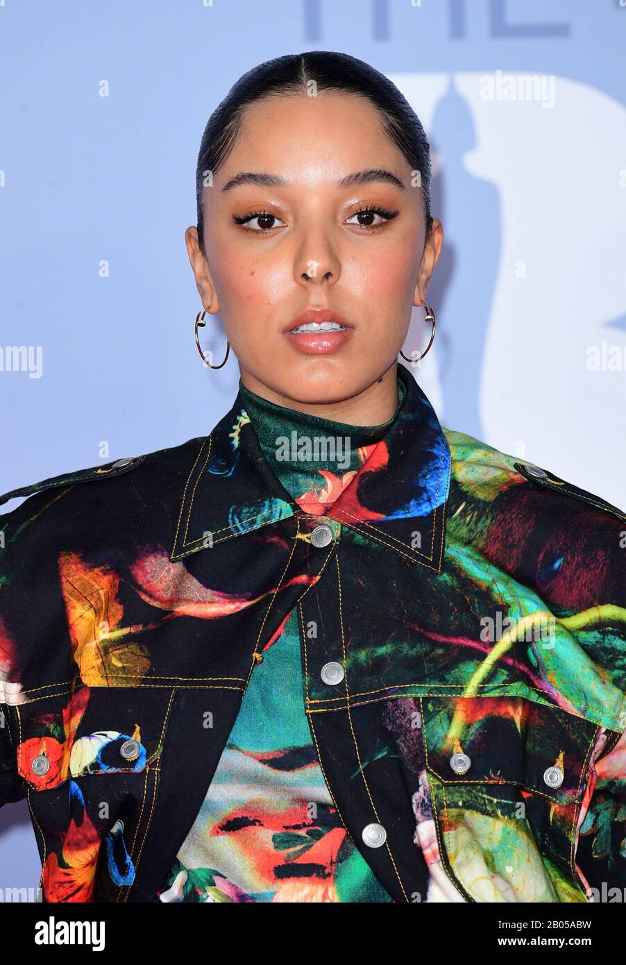 Grace Carter arriving at the Brit Awards 2020 held at the O2 Arena ...