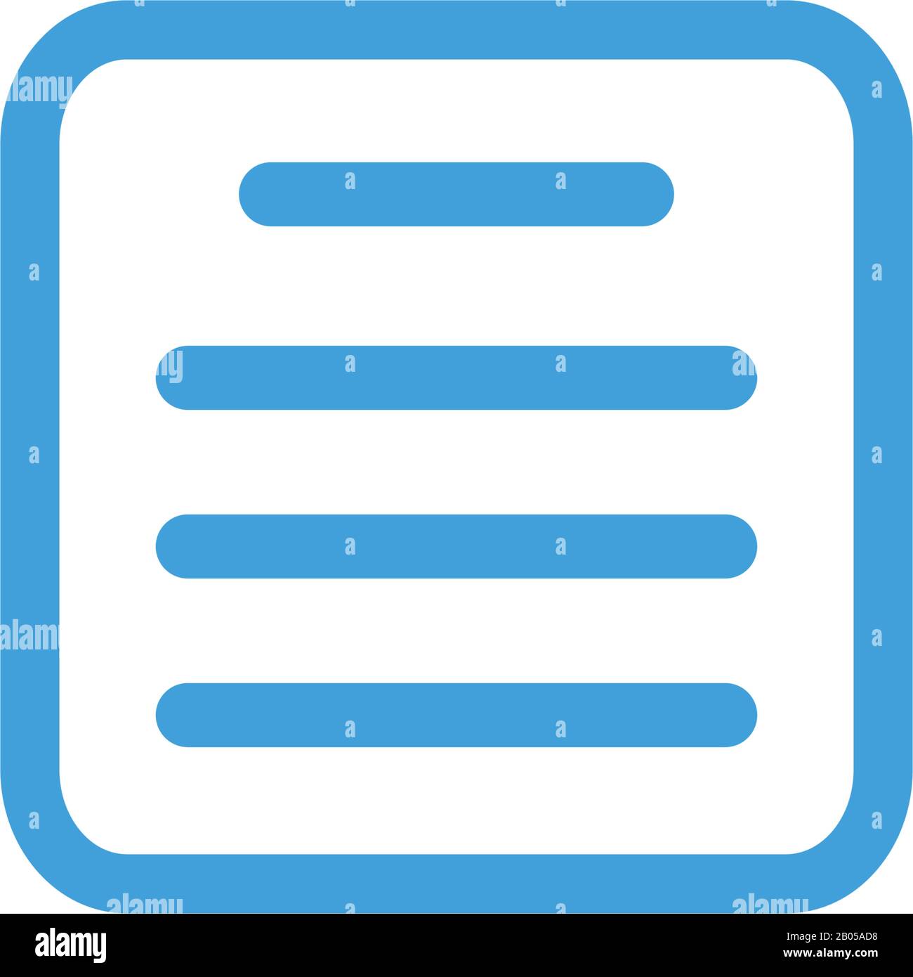 Document icon template. Vector illustration Stock Vector Image & Art ...