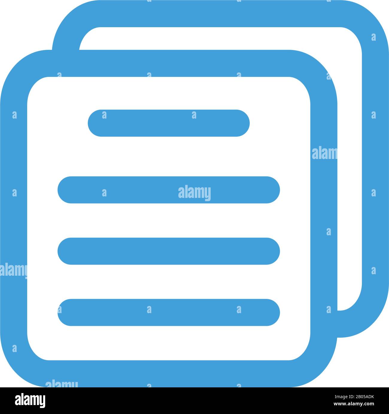 Document icon template. Vector illustration Stock Vector Image & Art ...