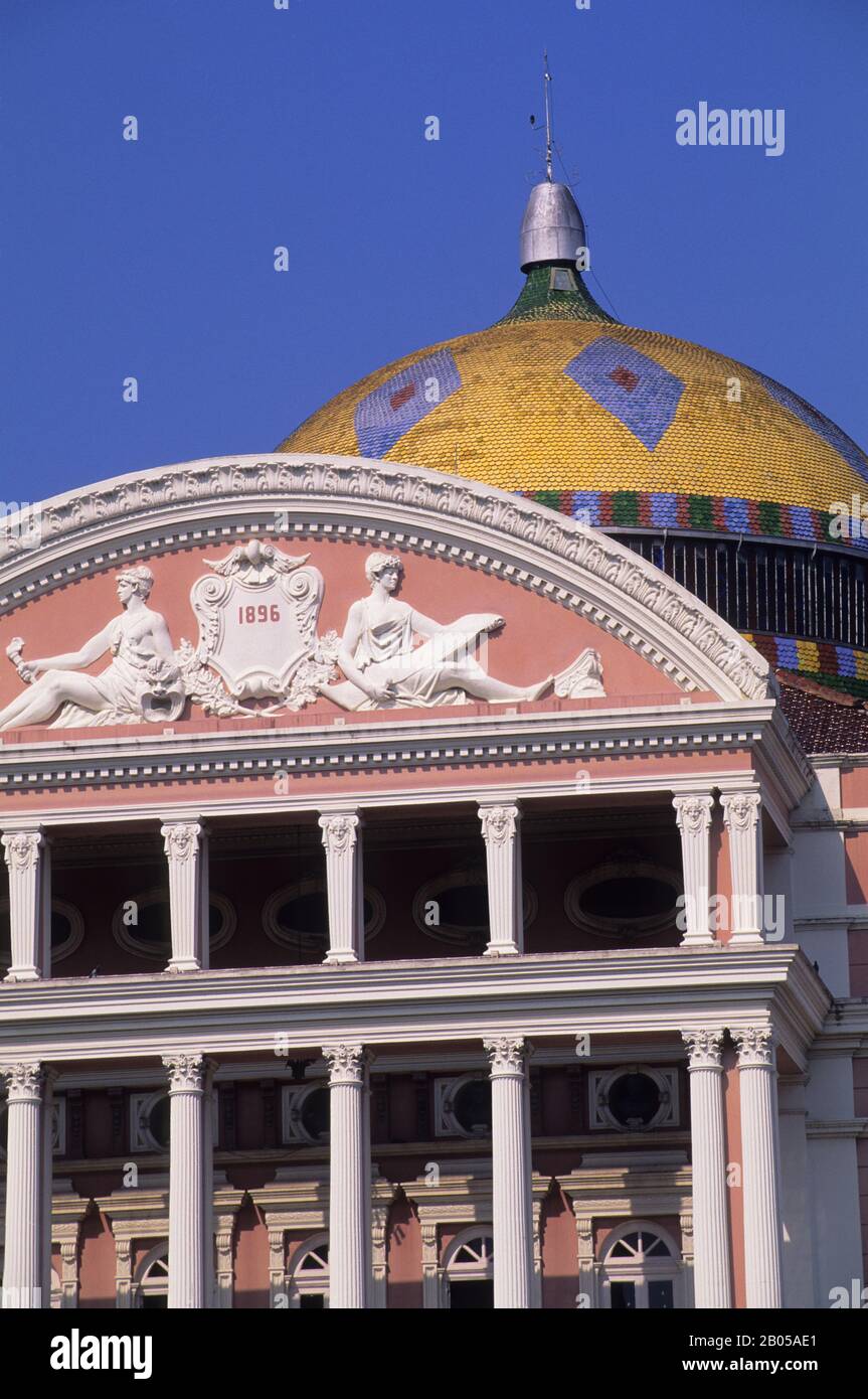 BRAZIL, AMAZON, MANAUS, OPERA HOUSE, DETAIL Stock Photo - Alamy