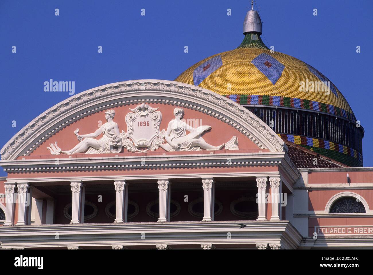 BRAZIL, AMAZON, MANAUS, OPERA HOUSE, DETAIL Stock Photo - Alamy